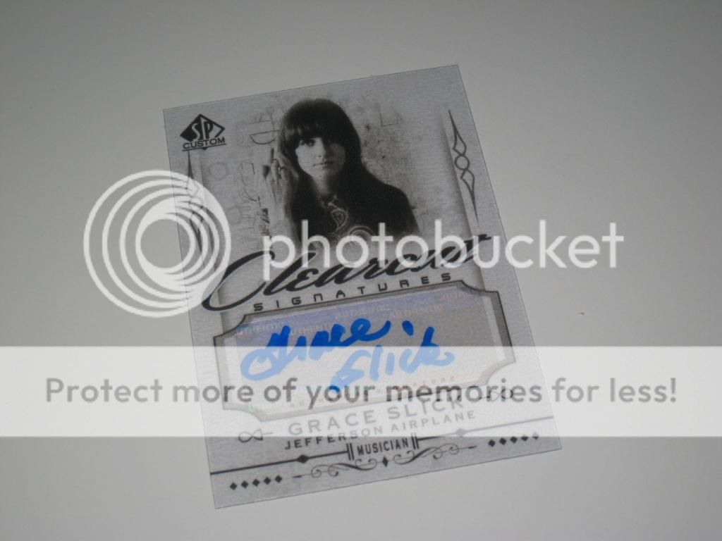 Custom 'Clearcut Signatures' Autograph Card